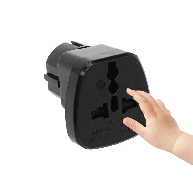 SS-9 Universal To Schuko European Type France Plug Adapter Travel ...